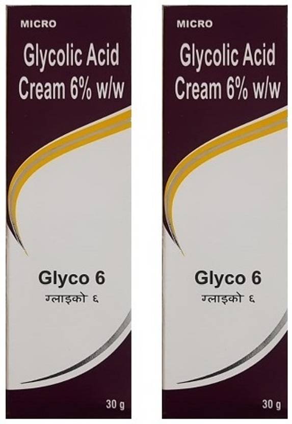 Glyco 6 Glycolic Acid Cream 6% w/w Price in India - Buy Glyco 6 ...