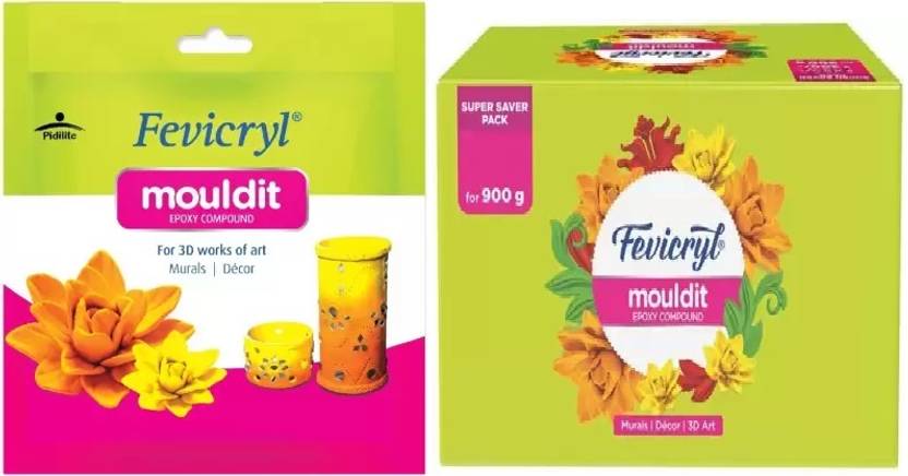 Fevicryl Mould It, Clay Set for Modelling and Sculpting, Air Dry Clay ...