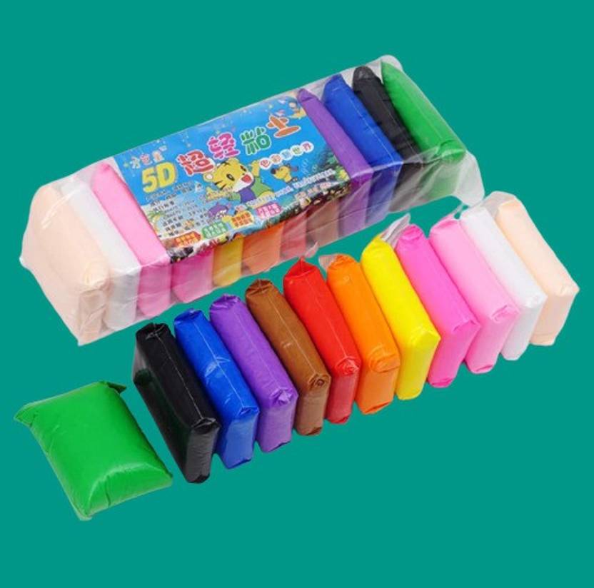 GUNGUN Pack Of 12 Ultralight Super Bouncing Clay For Kids Art Clay ...