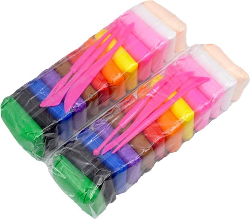 LAKHMORVI Clay With 24 Colors Air Dry Clay for Kids with Clay Tools Set ...