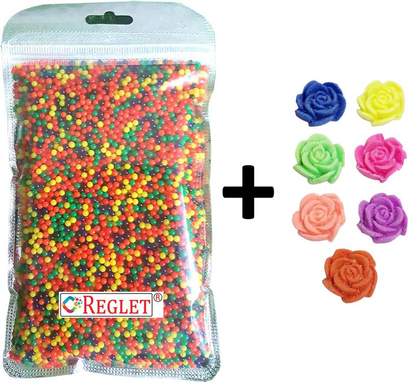 REGLET 2000 Magic Water Jelly Balls and 20 Pcs Water Growing Flowers ...