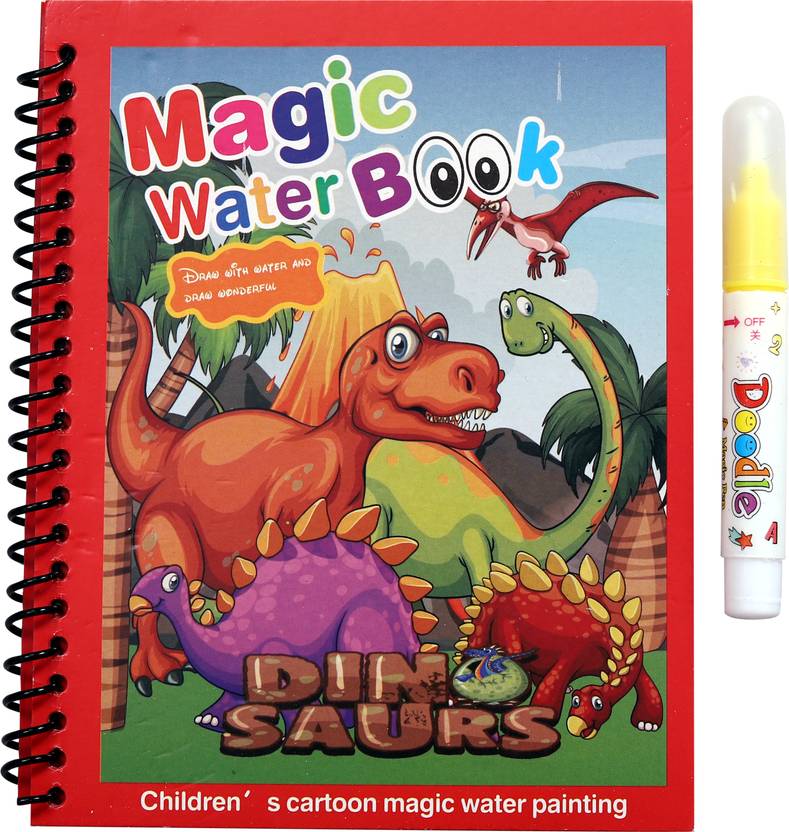 Flipkart.com | PlayKith Magic Water Coloring Book, Magic Water Drawing ...