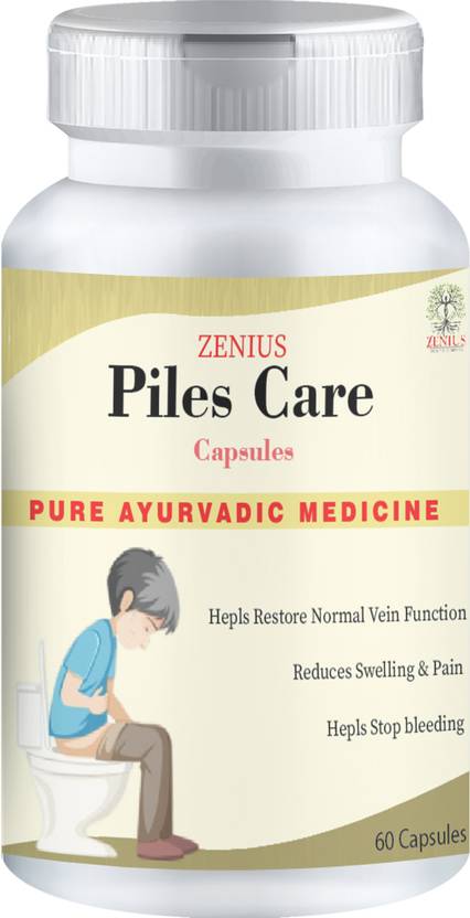 Zenius Piles Care Capsules Ayurvedic Piles Relief Capsule for ...
