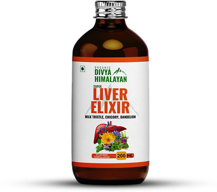 Divya Himalayan Super Liver Elixir Enriched With Milk Thistle,Chicory for Strong & Healthy Liver ...