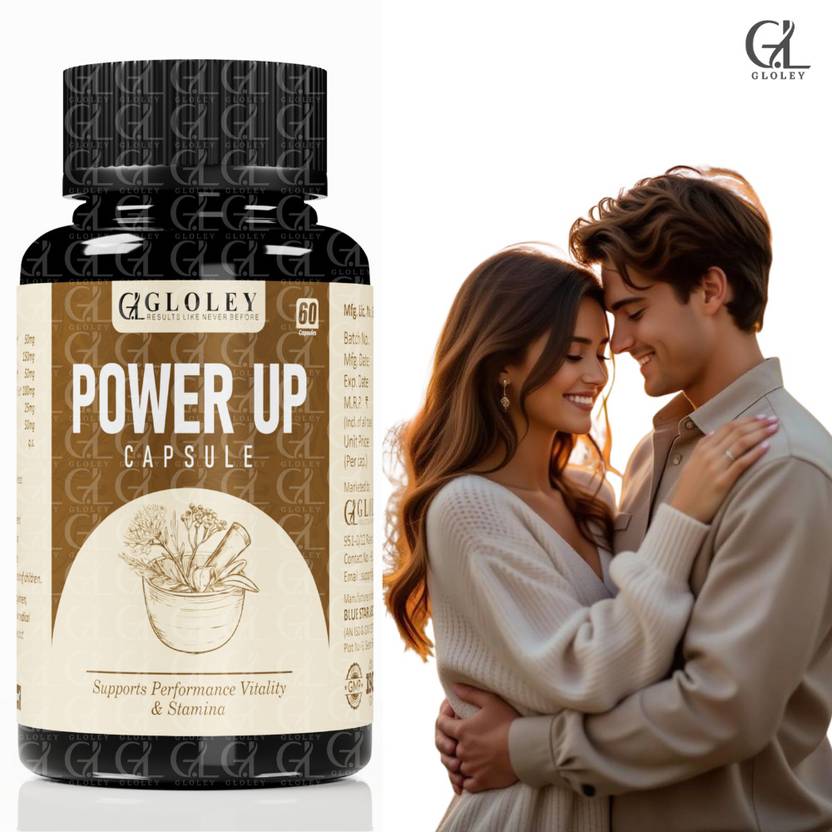 GLOLEY Power Up Orignal Capsule Herbal Support Formula For Fire Power ...