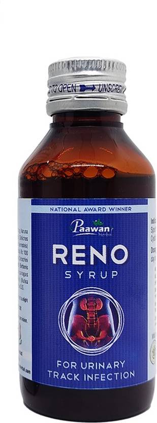 Paawan 100% Organic Reno Syrup for urinary tract infections 200ml Pack ...
