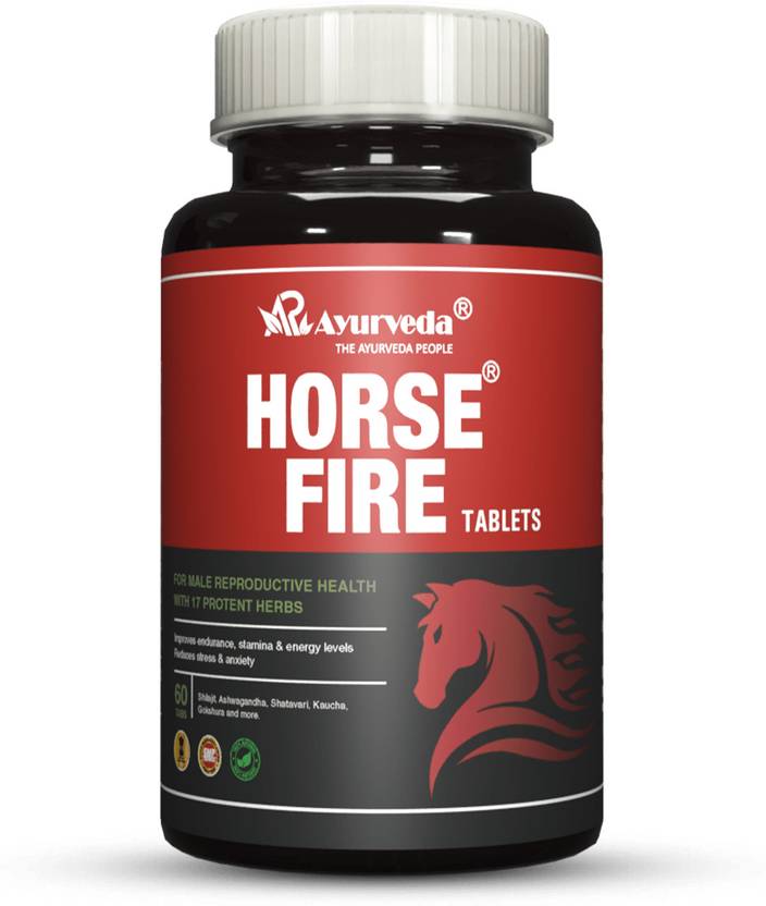 A R Ayurveda Horse Fire Tablets - Ayurvedic Stamina Booster For Men ...