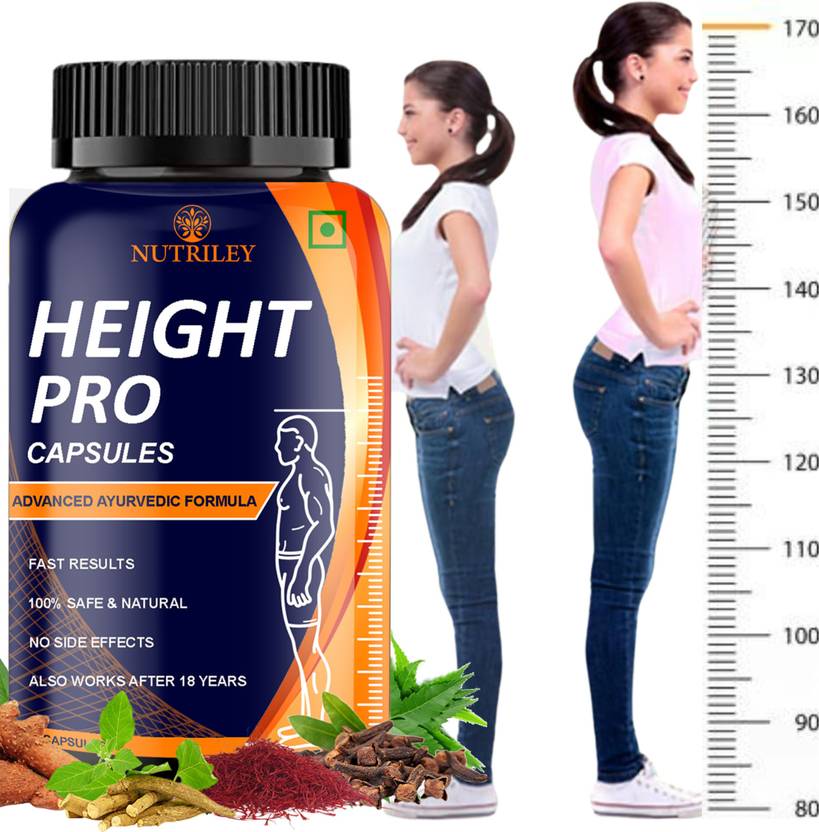 NUTRILEY Height Growth Capsule, Height Growth Medicine, Height Gainer ...