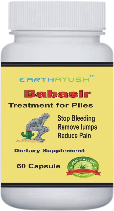 earthayush BABASIR, Ayurvedic Medicine Treatment for Piles , Pack of 1 ...