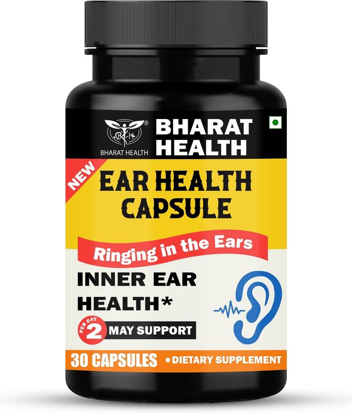 BHARAT HEALTH Ear Health Capsule Ayurvedic Hearing Health Ear Treatment ...
