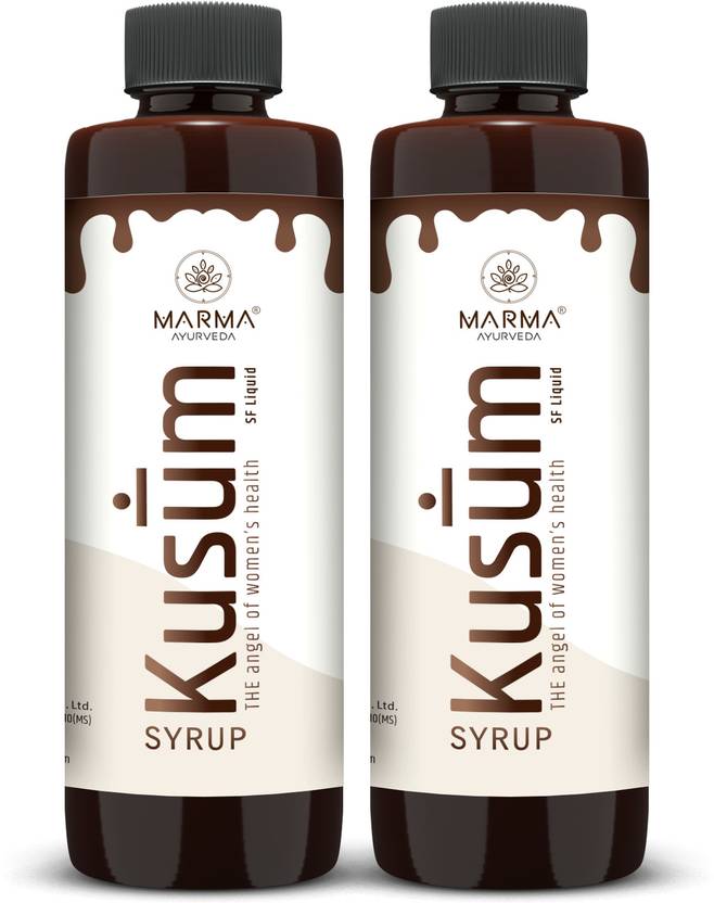 Marma Ayurveda Kusum syrup for Irregular periods, Menstruation | Pain ...