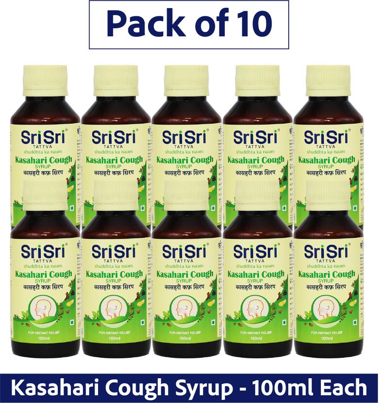 Sri Sri Tattva Kasahari Cough Syrup, 100ml Price in India - Buy Sri Sri ...