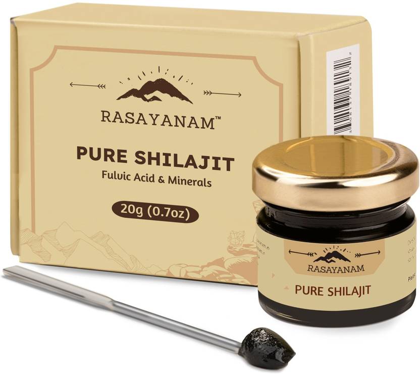 Rasayanam Pure Original Himalayan Shilajit/Shilajeet Resin 20g ...