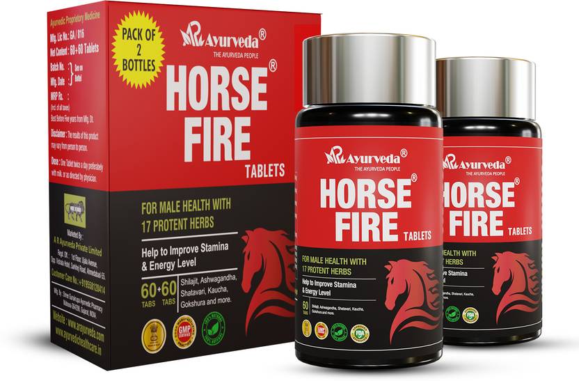 Horse Fire Tablets For Men| Pack of 60 Price in India - Buy Horse Fire ...