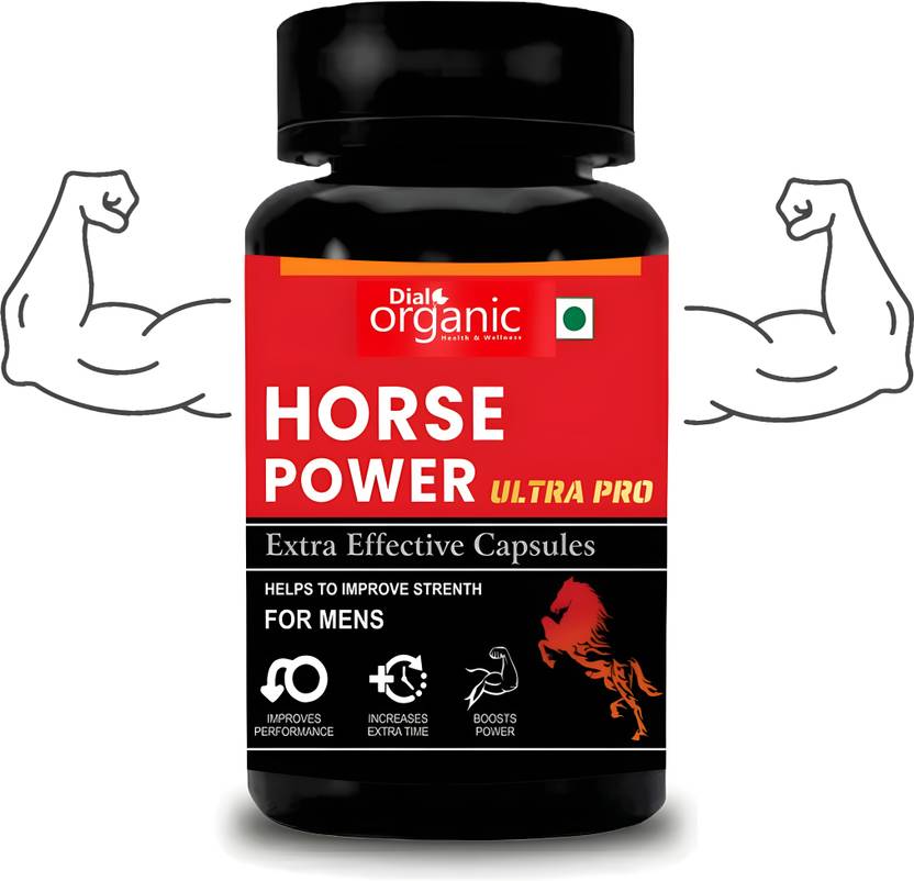 dial organic Horse Power Capsule for Men – Energy, Stamina & Strength ...