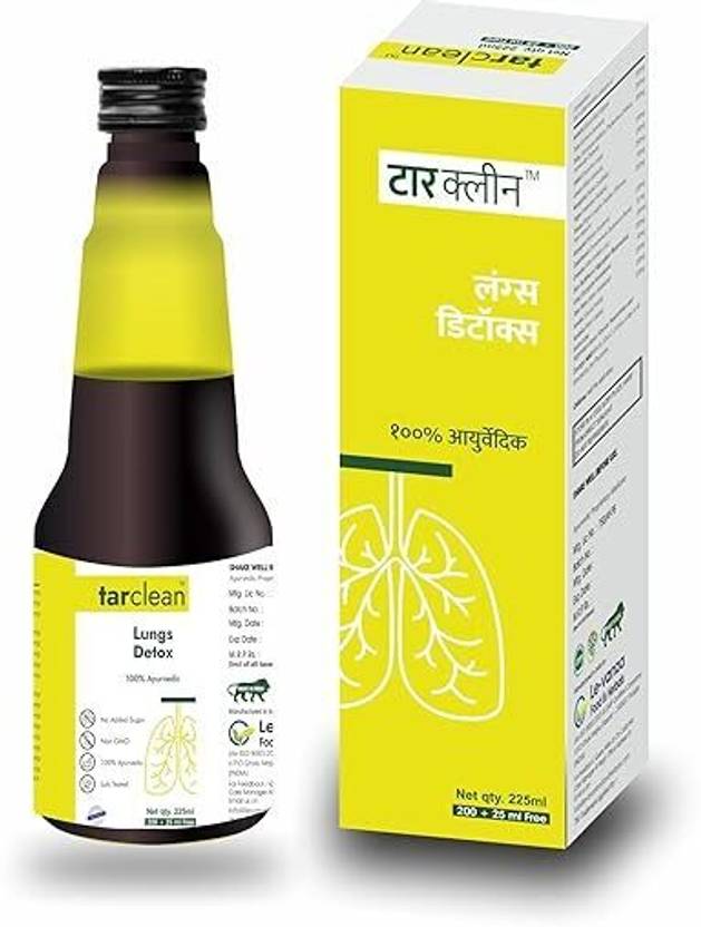 Le-vanza Food & Herbals Tar Clean - Lungs Detox | Ayurvedic Syrup For ...