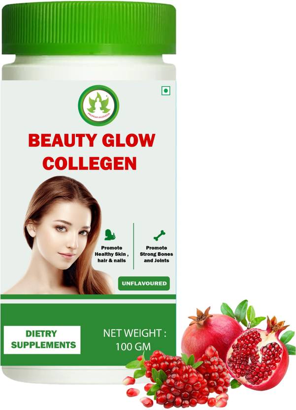 BHARAT HEALTH BEAUTY GLOW COLLAGEN 100GM POWDER FOR SKIN GLOWING ...