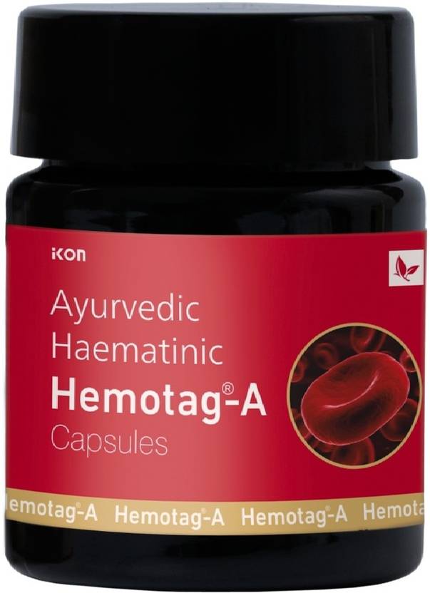 Hemotag A Capsules |Boost Haemoglobin Levels |Energy & Blood Building ...