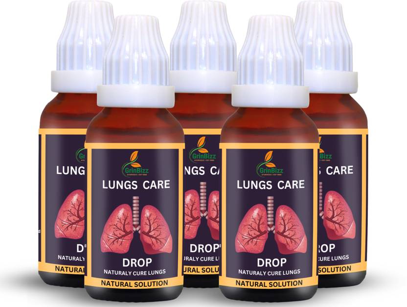 grinbizz Lungs Care Drop ( Lungs Cleaner/Lungs Detoxify/Help For Cough ...