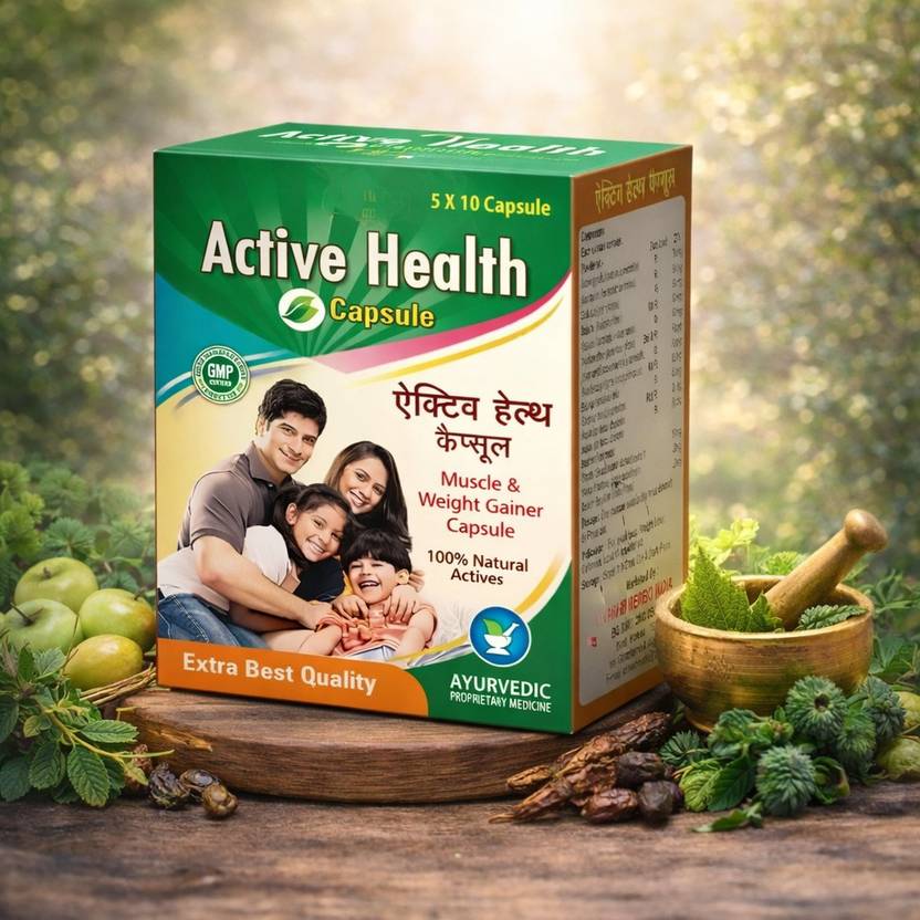 MAYUR VEDIC CARE ACTIVE HEALTH Muscle, Weight Gain Capsule 50 Price in ...