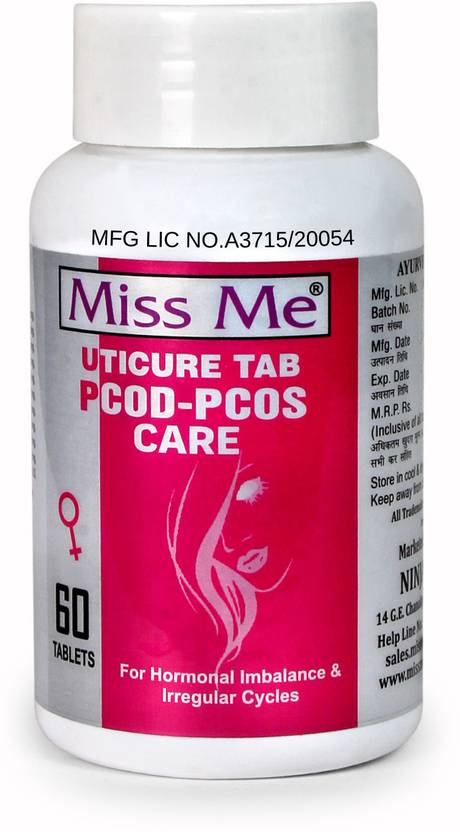 Miss Me Tablet for female, PCOS PCOD Tablet Price in India - Buy Miss ...