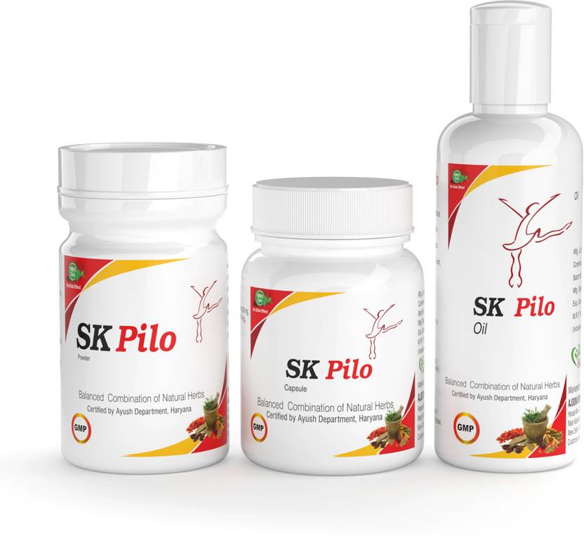 Thehappyherbs Sk Pilo Ayurvedic Capsules For Piles 1 Month Pack
