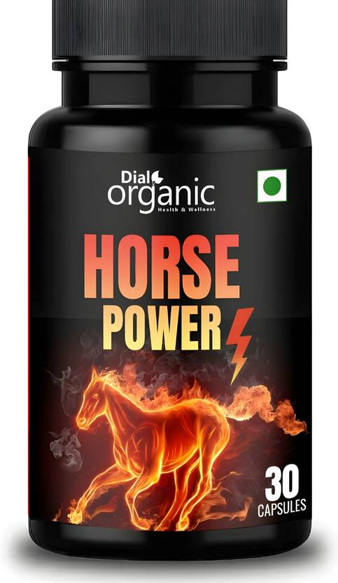 dial organic Horse Power Capsules for Men | Energy & Stamina Booster ...