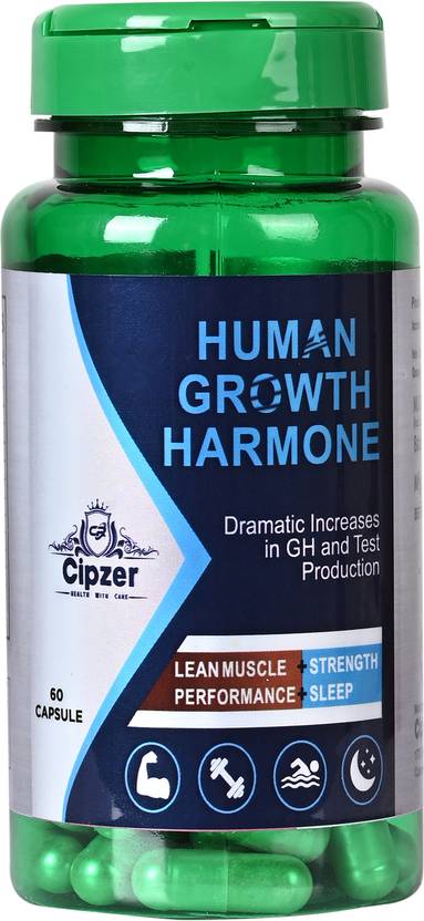CIPZER Human Growth Harmone 60 Capsule | Helps to Boost Growth Hormone ...