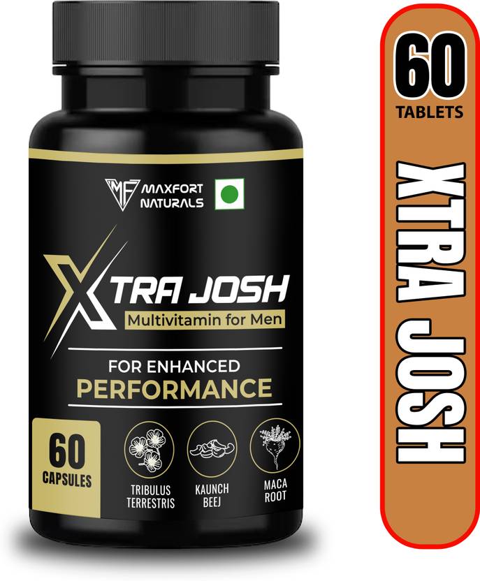 Maxfort natural xtra josh capsule for stamina & strength 60cap Price in India - Buy Maxfort ...