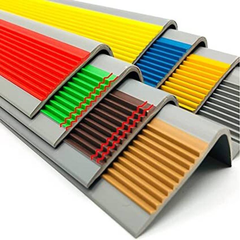 Original Mart Self-Adhesive Rubber Step Protector Edge Trim Strips,L ...