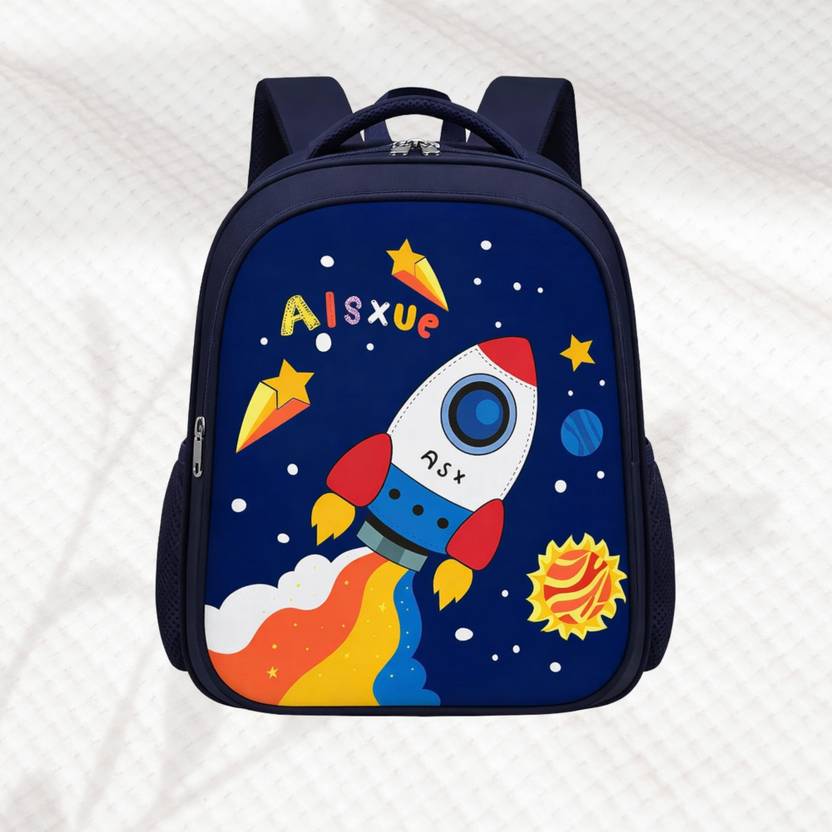 Pandaa Bee Rocket Design Space Theme Kids Backpack Nova 18 L Backpack ...