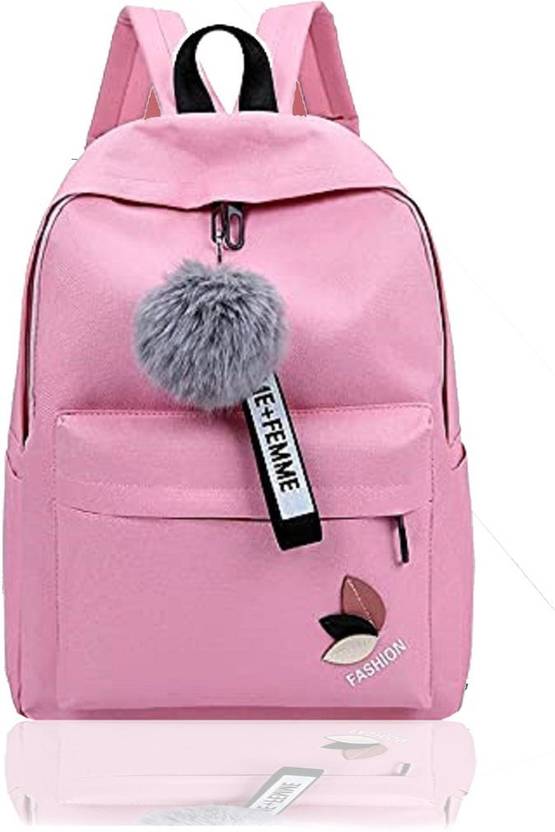 Plama women stylish backpack 20 L Backpack Pink - Price in India ...