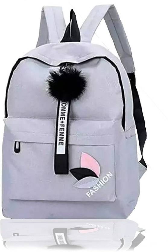 Plama women stylish backpack 20 L Backpack Grey - Price in India ...