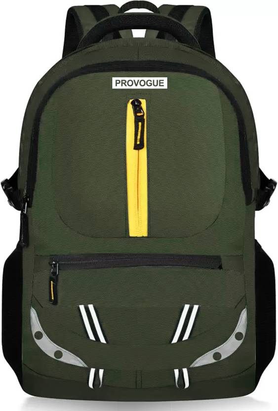 PROVOGUE Spacy unisex school bag with rain cover and reflective strip ...