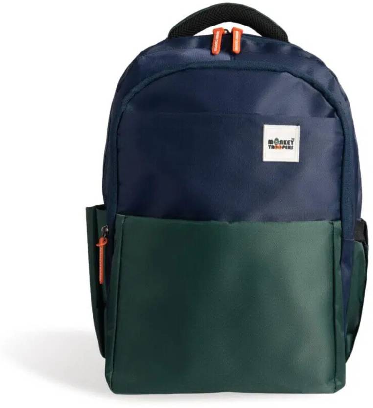 Monkey Troopers Glide 27.072 L Laptop Backpack Navy-Green - Price in ...