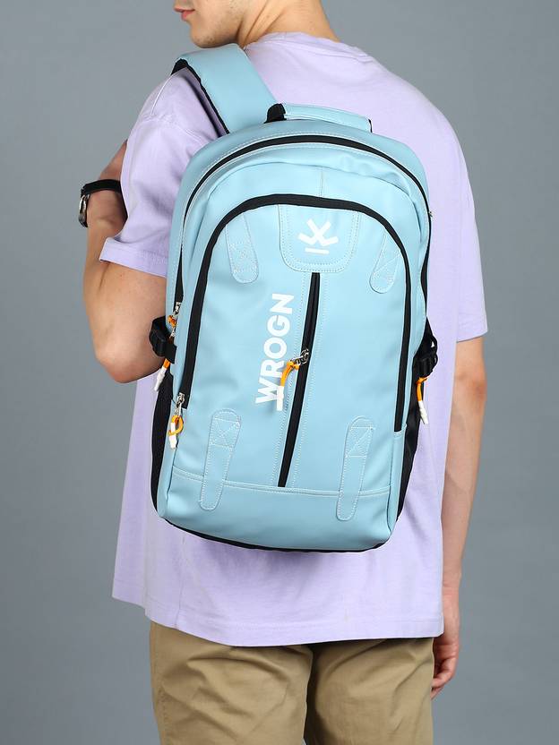 WROGN Unisex Bag with rain cover Office/School/College/BusinessB-35L 35 L Backpack SKY BLUE ...