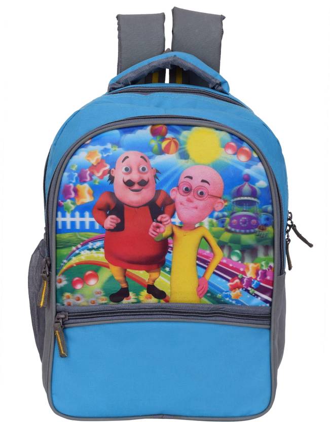 facto motu patlu 36cm (Primary LKG/UKG/1st std ) School Bag Waterproof ...