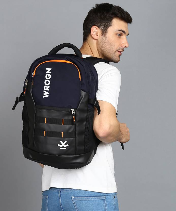 WROGN ROCK Unisex Bag with rain cover Office/School/College/Business-35 ...