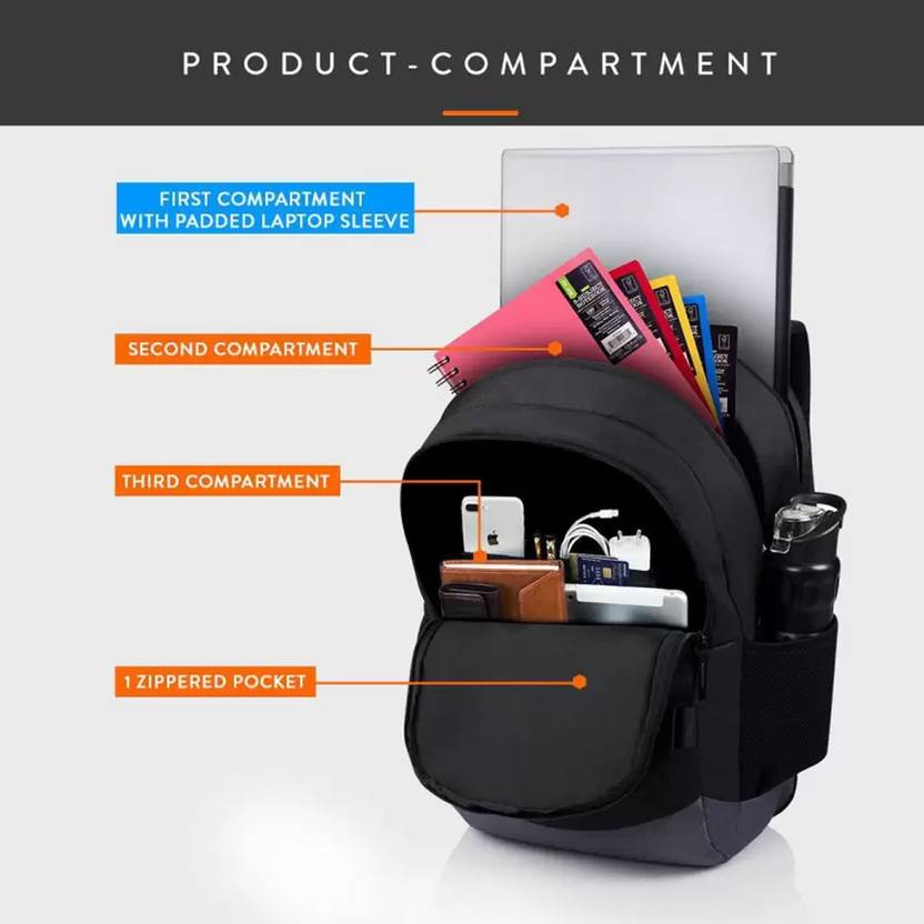 WHITECRAFT Three Compartment Premium Quality,Office/Collage/School upto ...