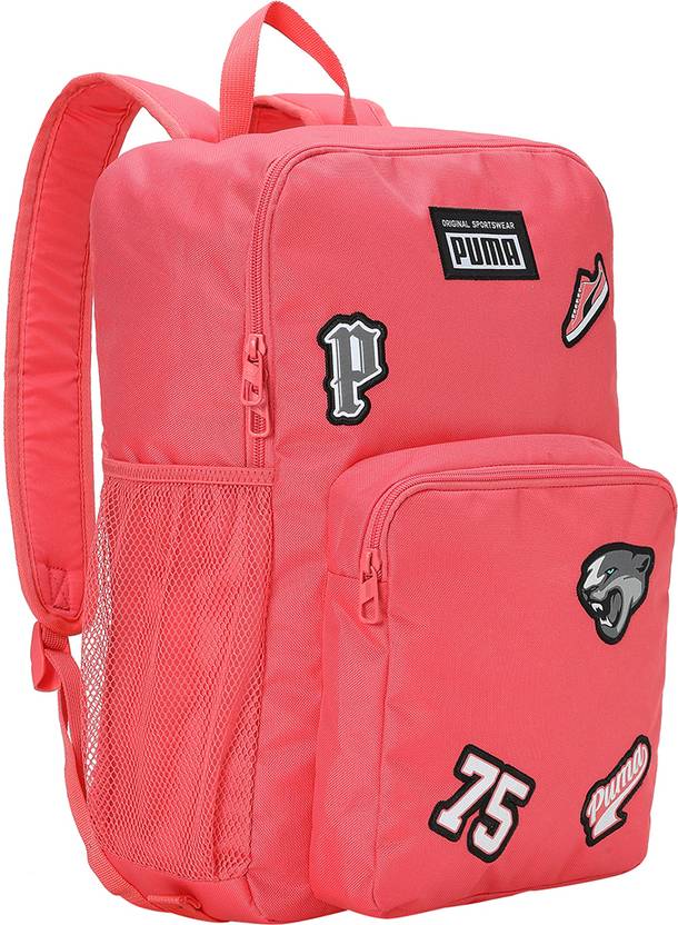 PUMA Patch Backpack 22 L Laptop Backpack Electric Blush - Price in ...