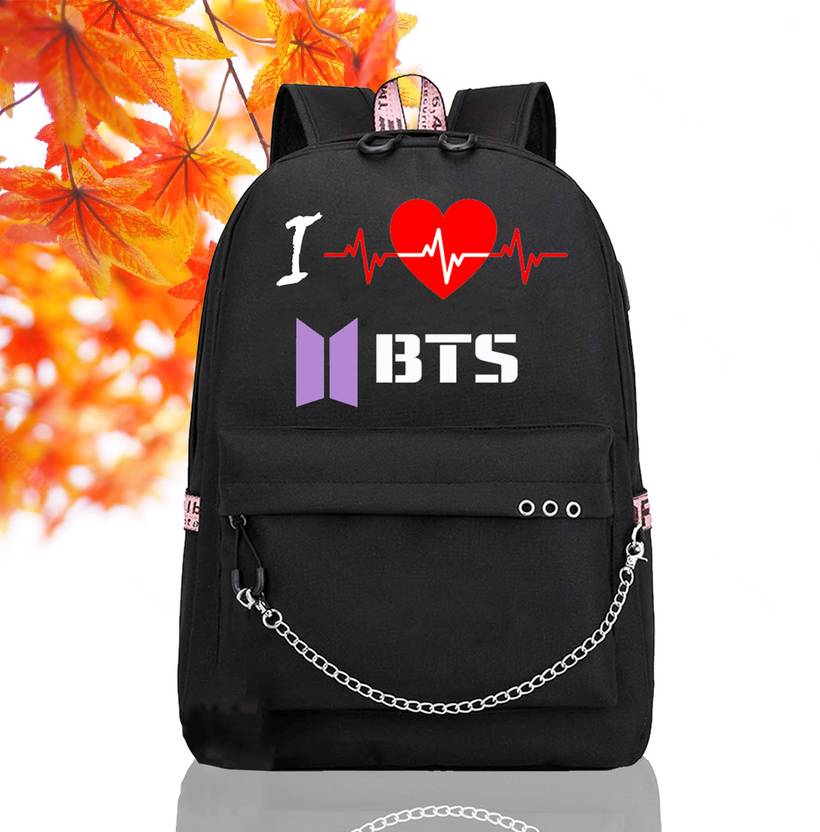 Ambika Collection Heart BTS Printed | Girls College/School/Tuition Bags ...