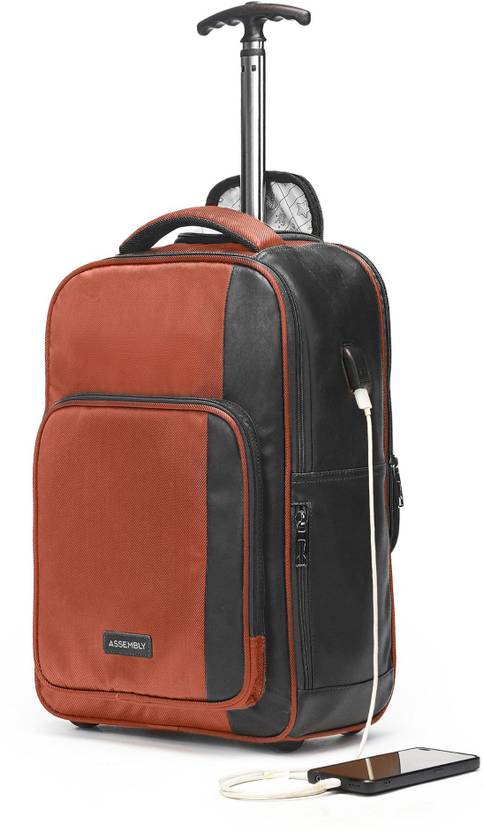 Assembly Luggage 15.6 inch Laptop Roller Case - Laptop Backpack Trolley ...