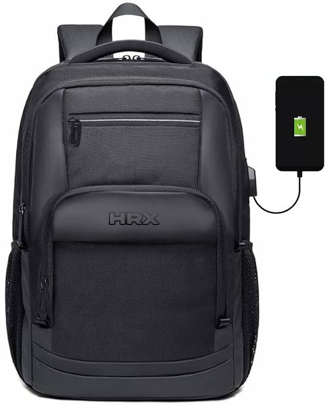HRX by Hrithik Roshan Pro Unisex Travel 40 L Laptop Backpack Black ...