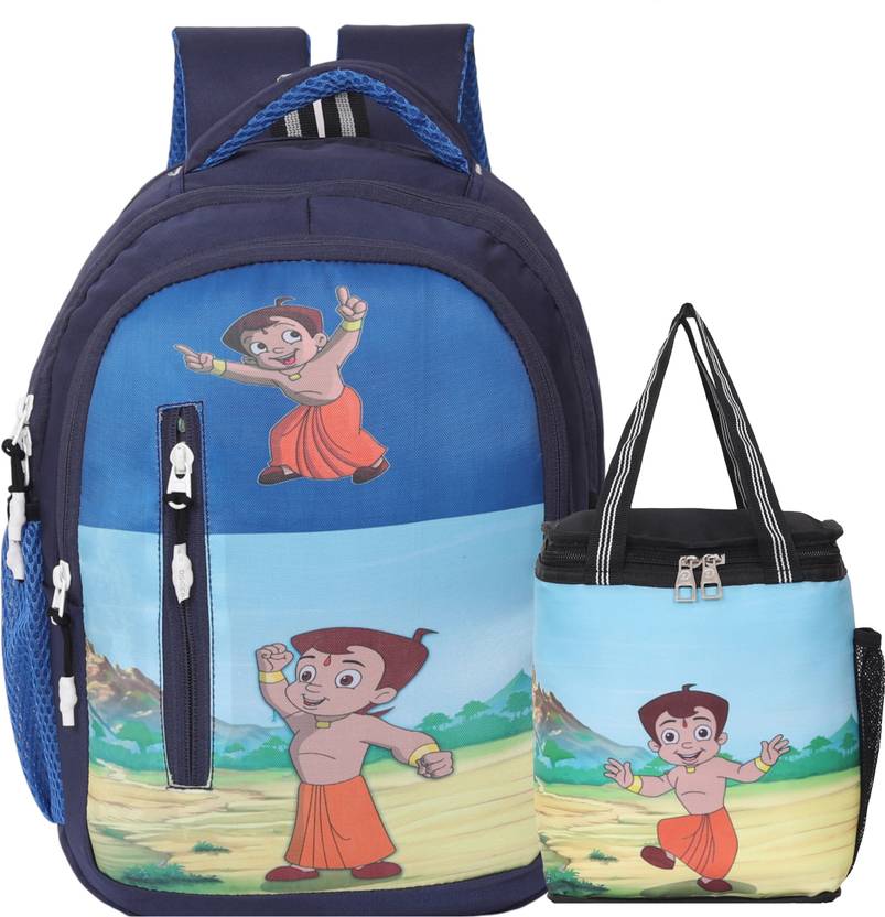 SPORT COLLECTION Cartoon Chota Bheem School Bag/Schoolbook Bag/Tiffin ...