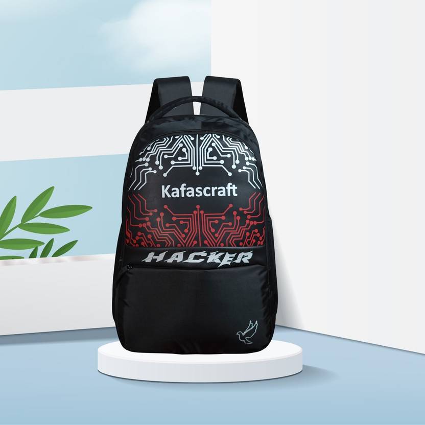 saracreation Kafascraft Hacker new Logo design Backpack 35 L Laptop ...