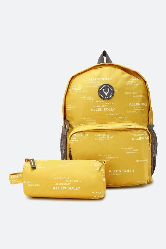 Allen Solly Backpacks 20 L Backpack Yellow - Price in India | Flipkart.com