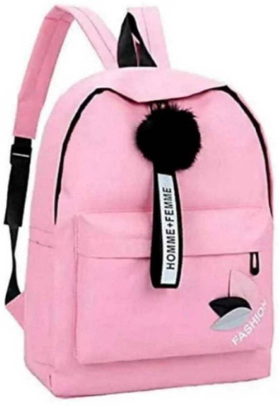 Plama women stylish backpack 20 L Backpack PINK - Price in India ...