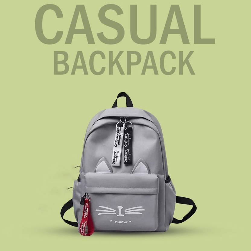 Plama women stylish backpack 20 L Backpack Grey - Price in India ...