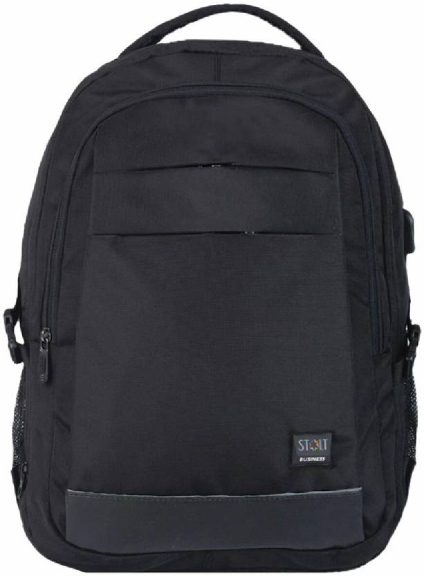 STOLT Saviour 15.6" Laptop Backpack with USB for Office/College/Travel ...