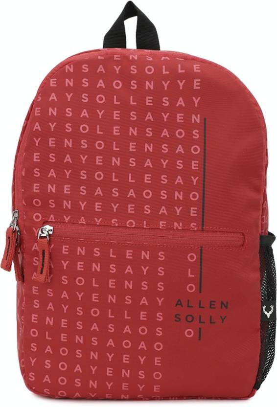 Allen Solly Backpacks 20 L Backpack Red - Price in India | Flipkart.com